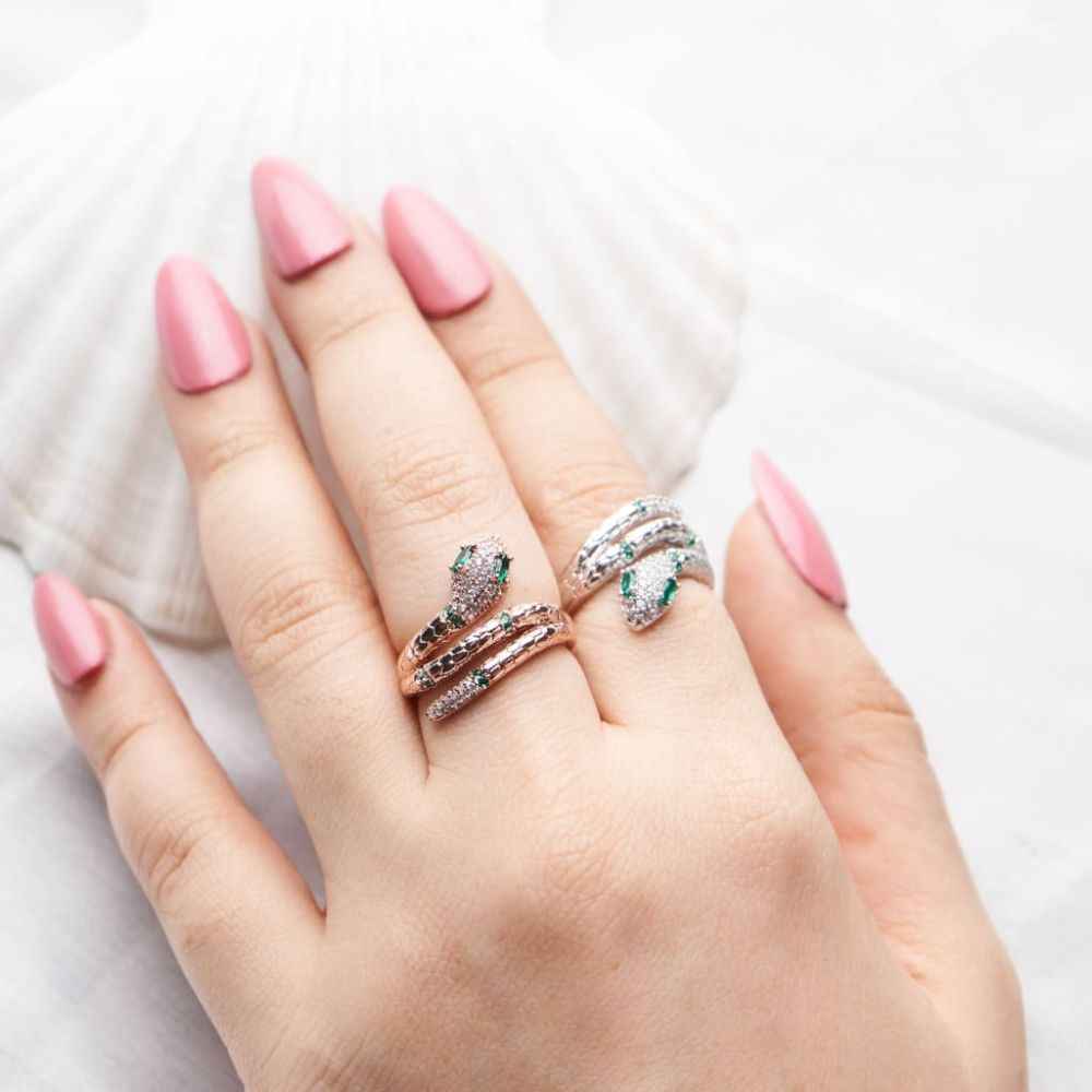 Mozaati Snape Ring - Silver