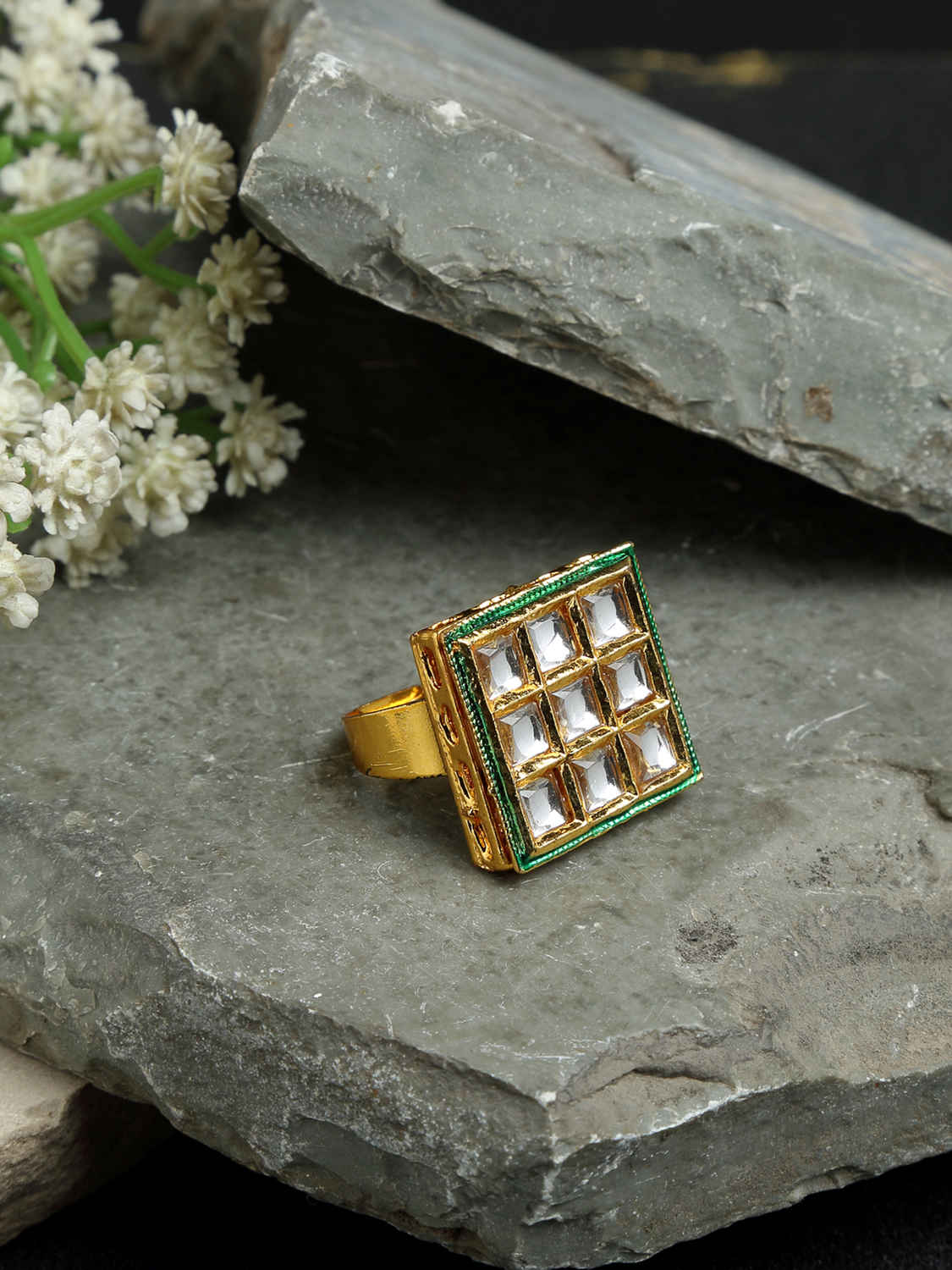 Ruby Raang Kundan Ring - A380-49