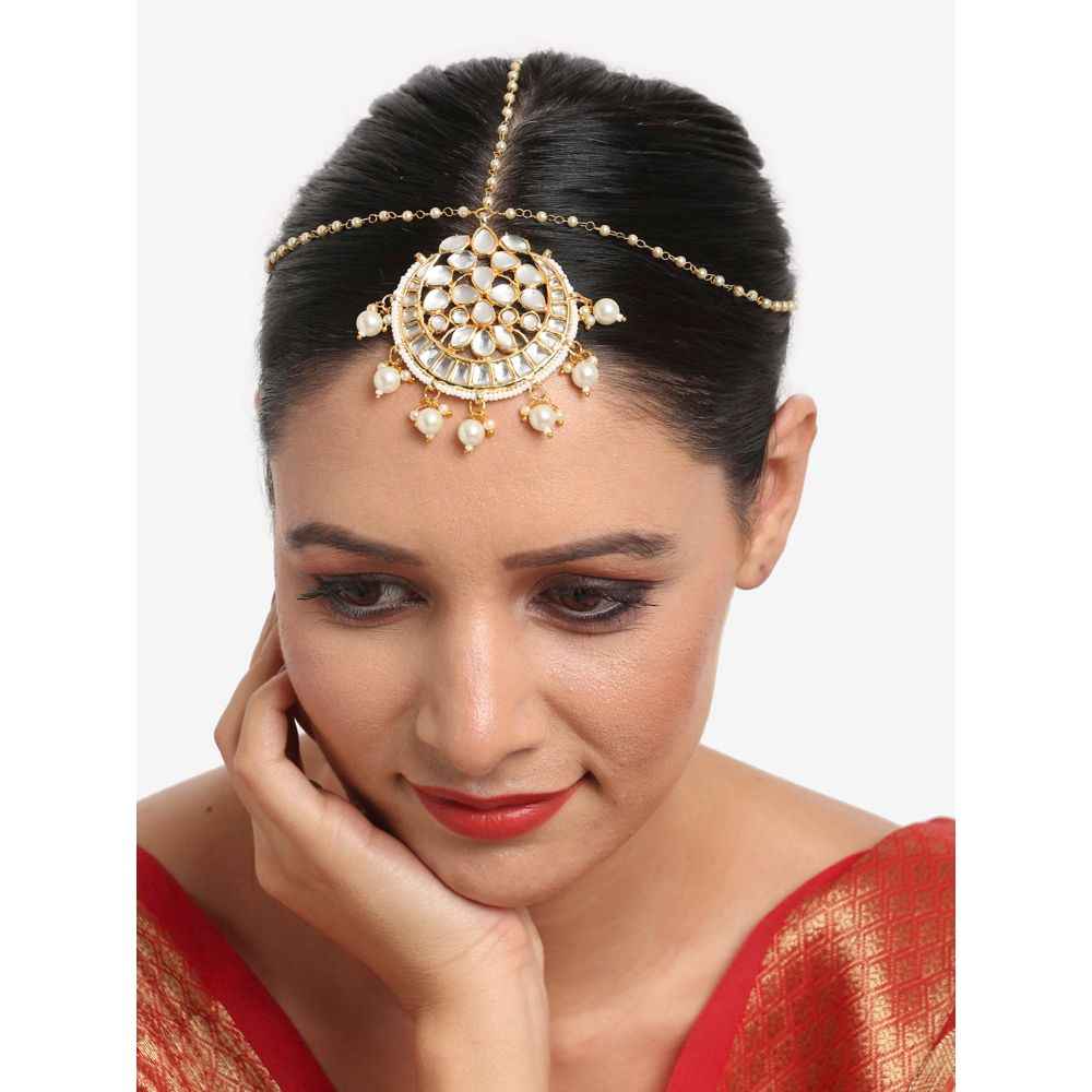 Ruby Raang Kundan Matha Patti - RUBY M95