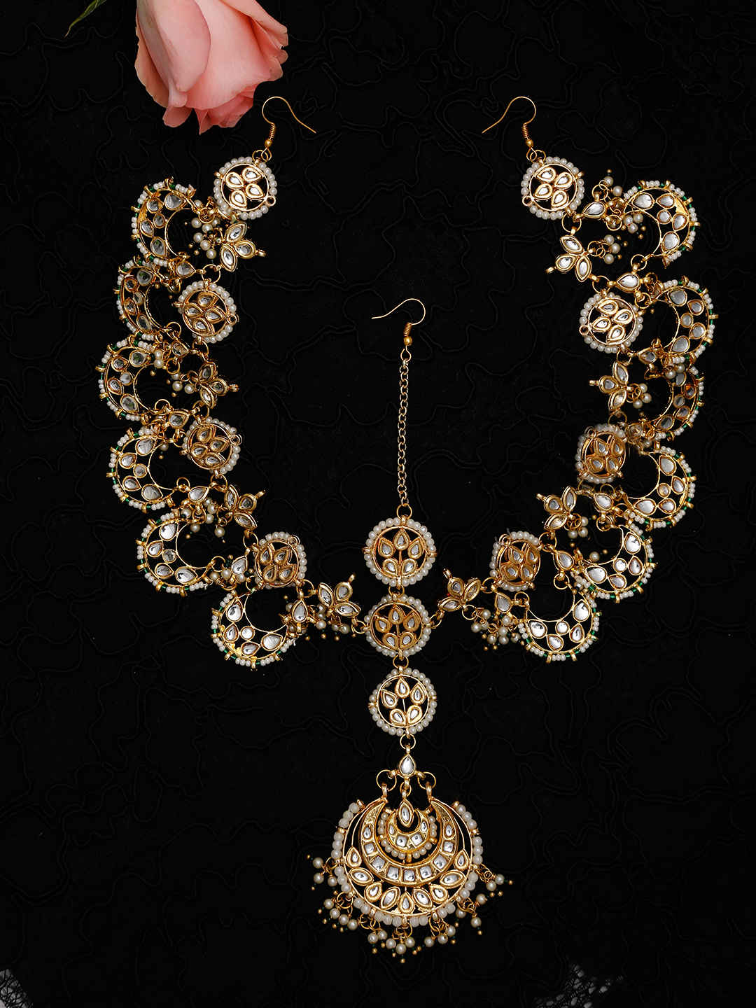 Ruby Raang Kundan Maaharani Matha Patti - RUBY M143