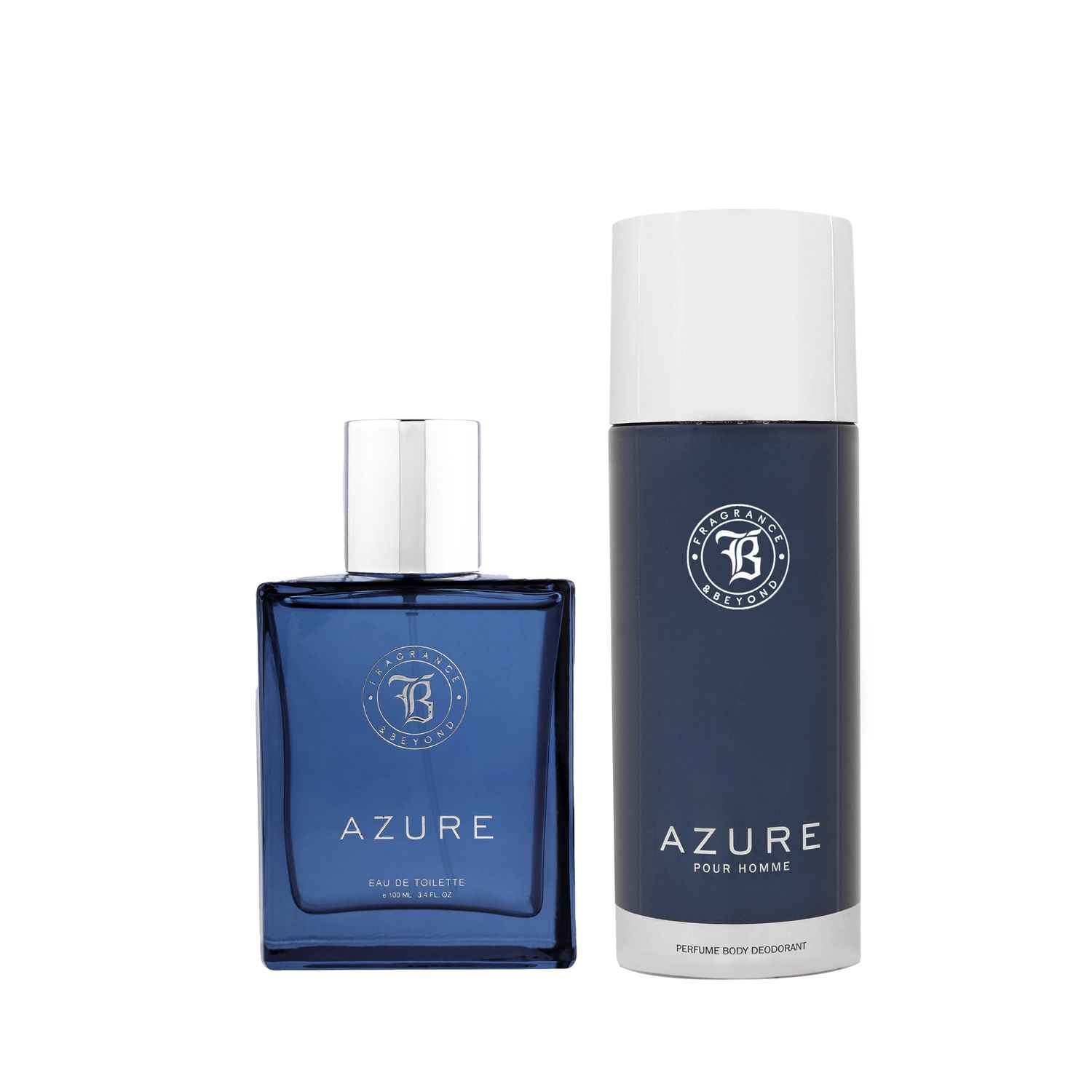 Fragrance & Beyond Azure 2 pcs Gift Set for Men |100 ml Eau De Toilette ...