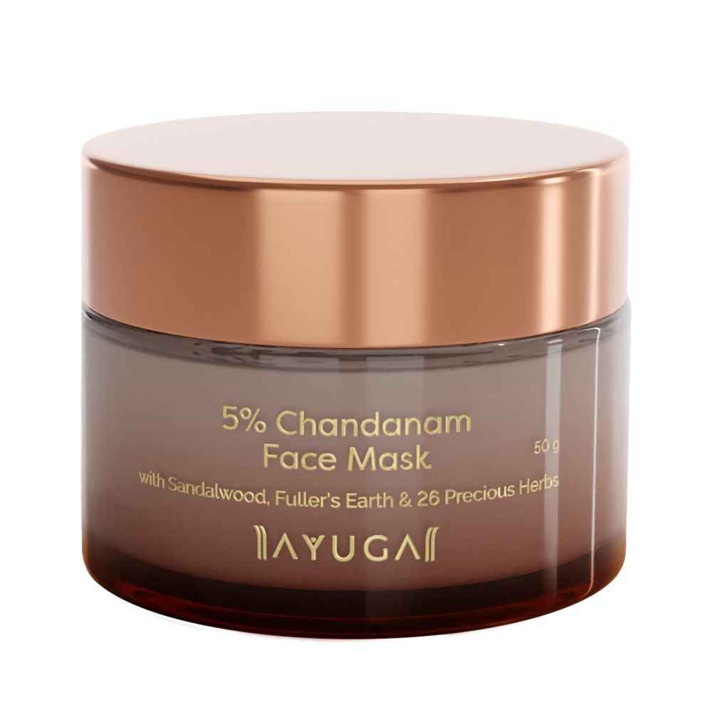 Ayuga 5% Chandanam Face Mask - with Sandalwood, Fuller's earth & 26 ...