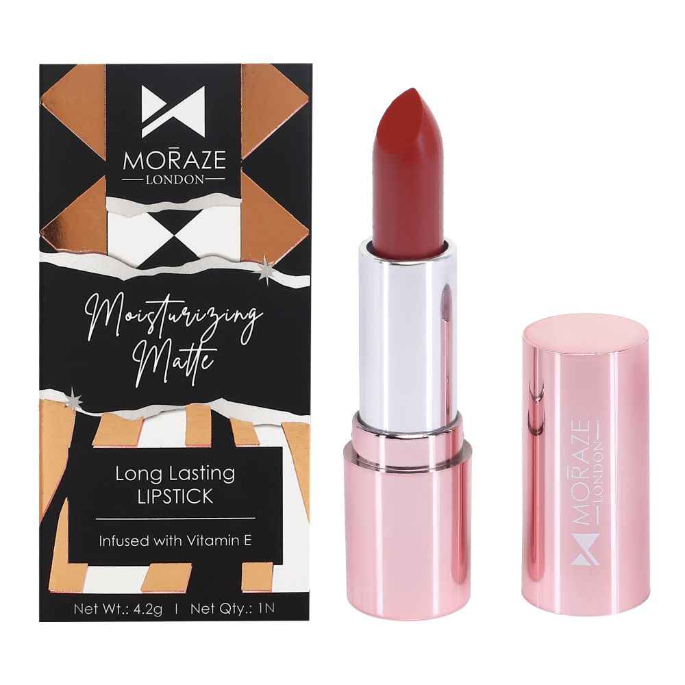 Moraze Moisturizing Matte Lipstick, Goddess Today
