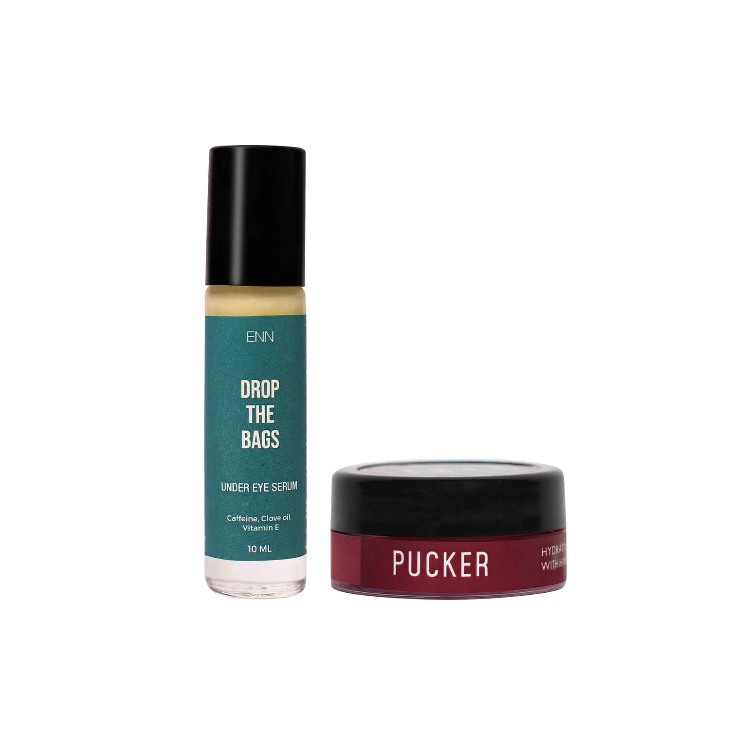 ENN Pucker lip balm mini & Drop the Bag under eye serum combo kit ...
