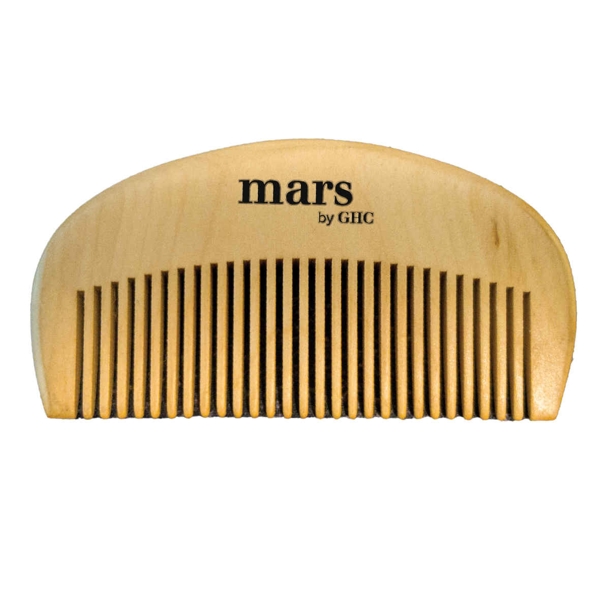 mars by GHC Wooden Beard Comb for Better Beard Shape and Beard Length ...