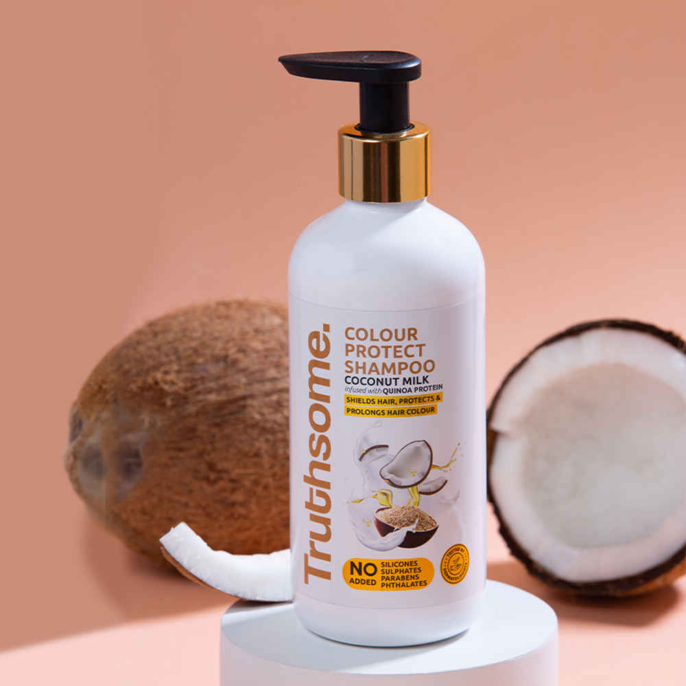Truthsome Color Protect Shampoo with Quinoa Protein & Coconut Milk, No ...