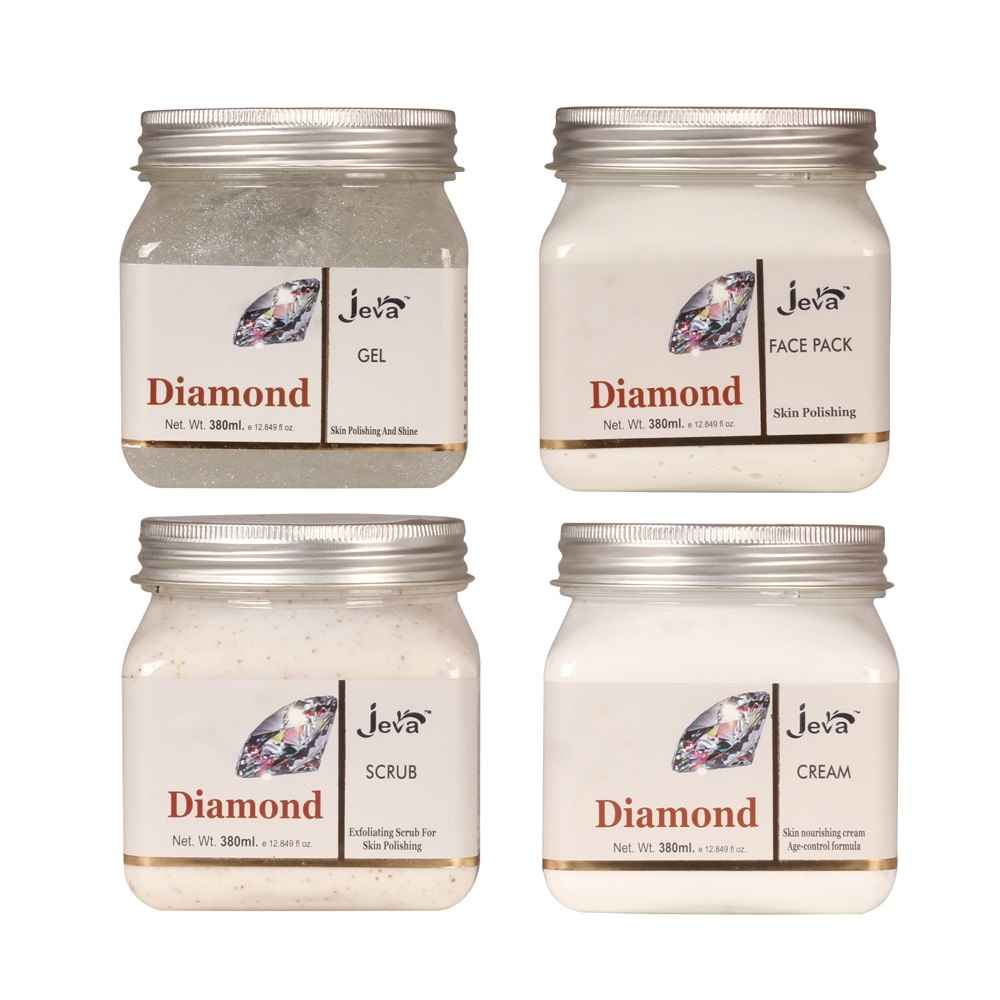 Jeva Diamond Eco Facial Kit 380Gm X 4Pc