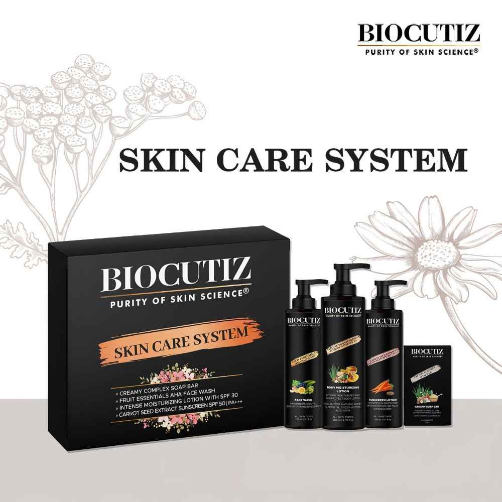 BIOCUTIZ-Purity Of Skin Science Skincare System For Men And Women (Pack ...
