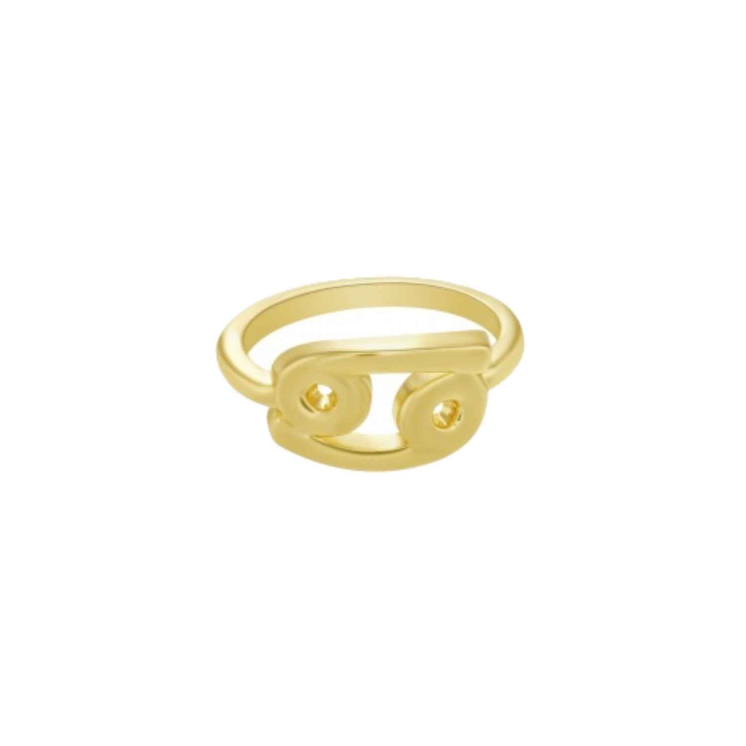 Zodiac Sign Rings - Cancer - Gold