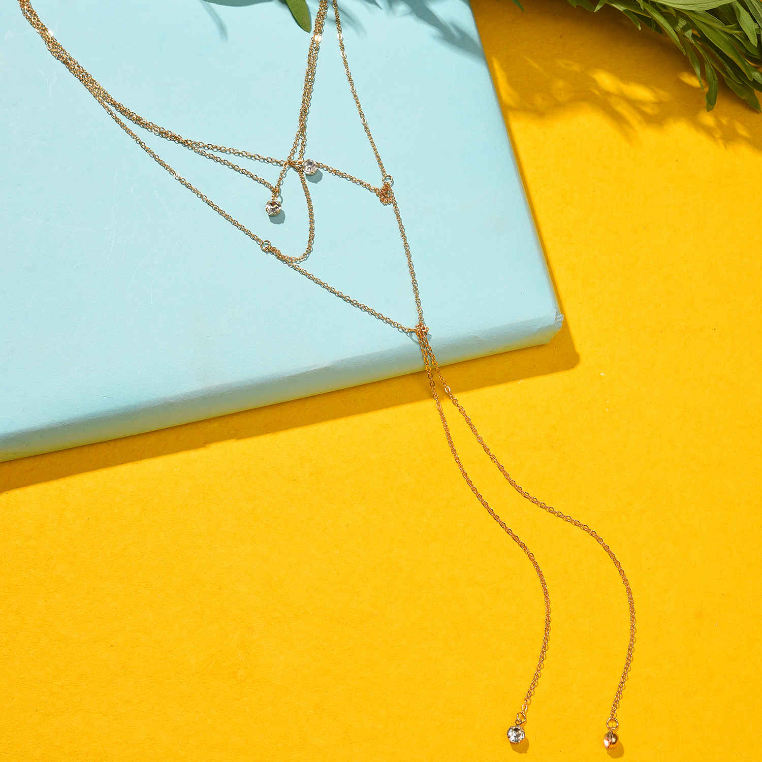 SOHI Gold-Toned Gold-Plated Chain