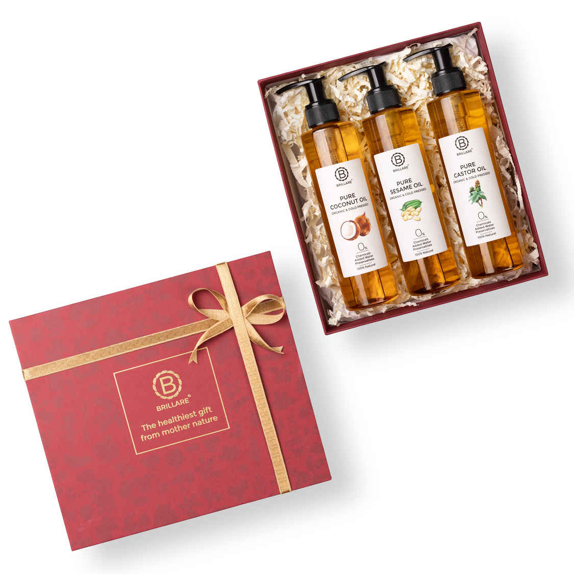 Brillare Nature's Bliss Hair Care Gift Box