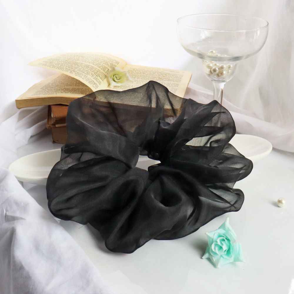 Soho Boho Studio Dark cloud oversized scrunchie