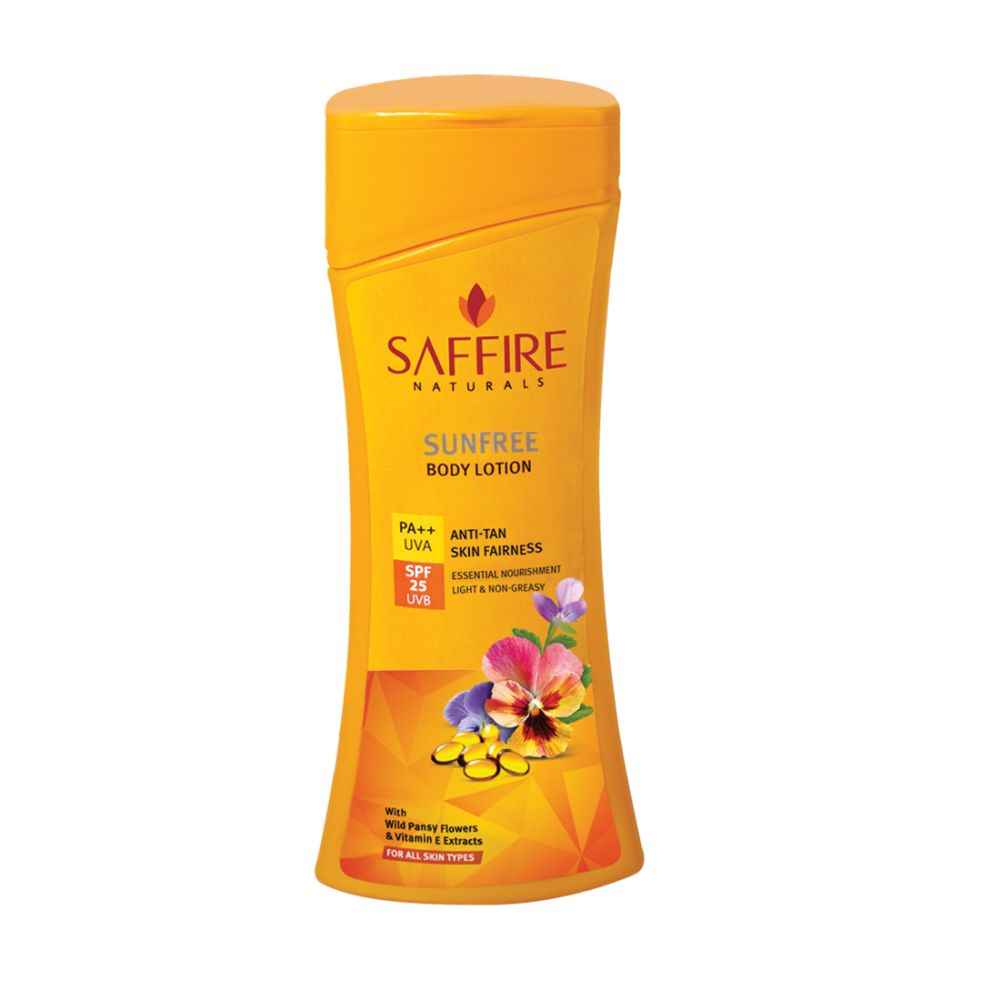 Saffire Naturals Sunfree Body Lotion (300ml)