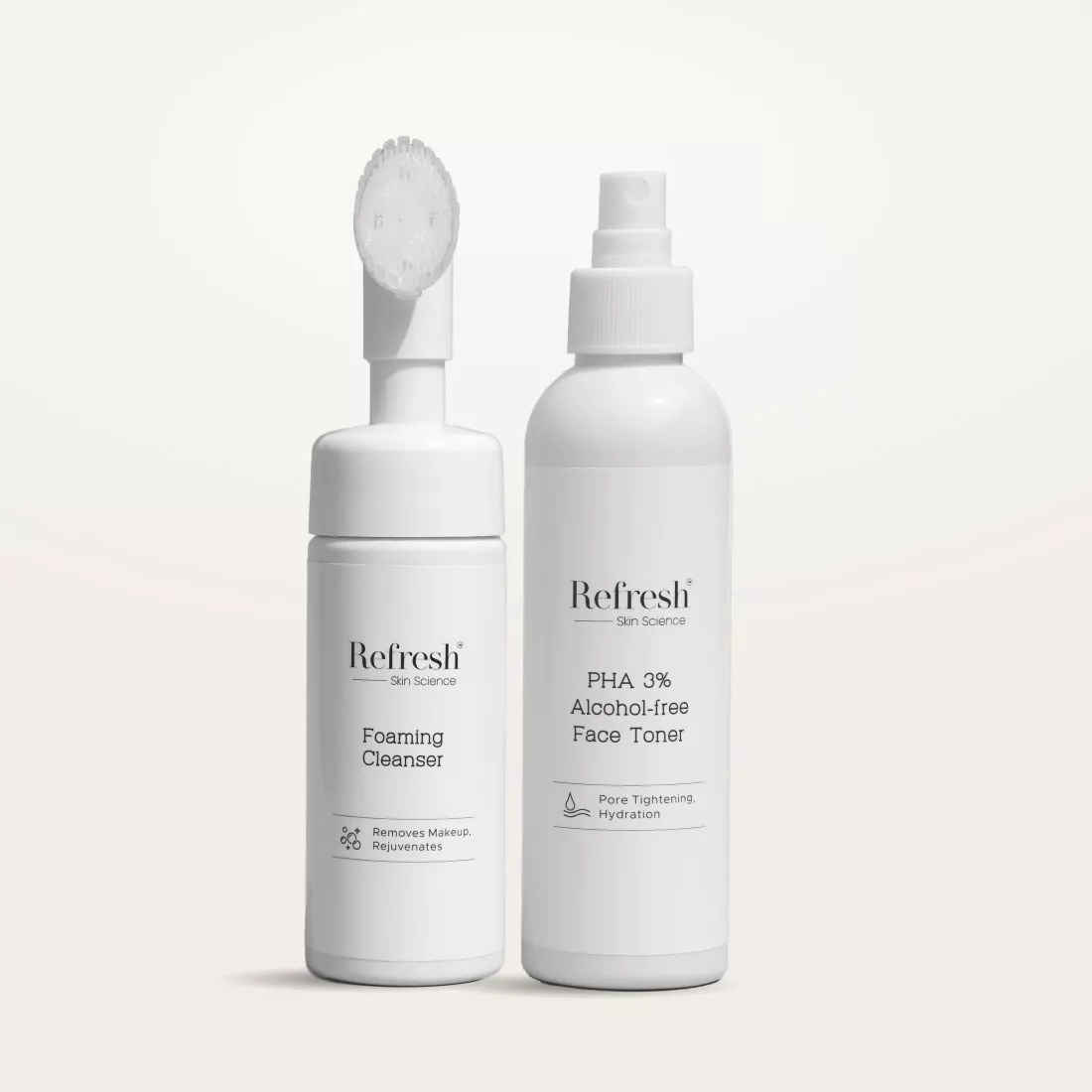 Refresh Skin Science Combo Pack - Foaming Cleanser and Face Toner