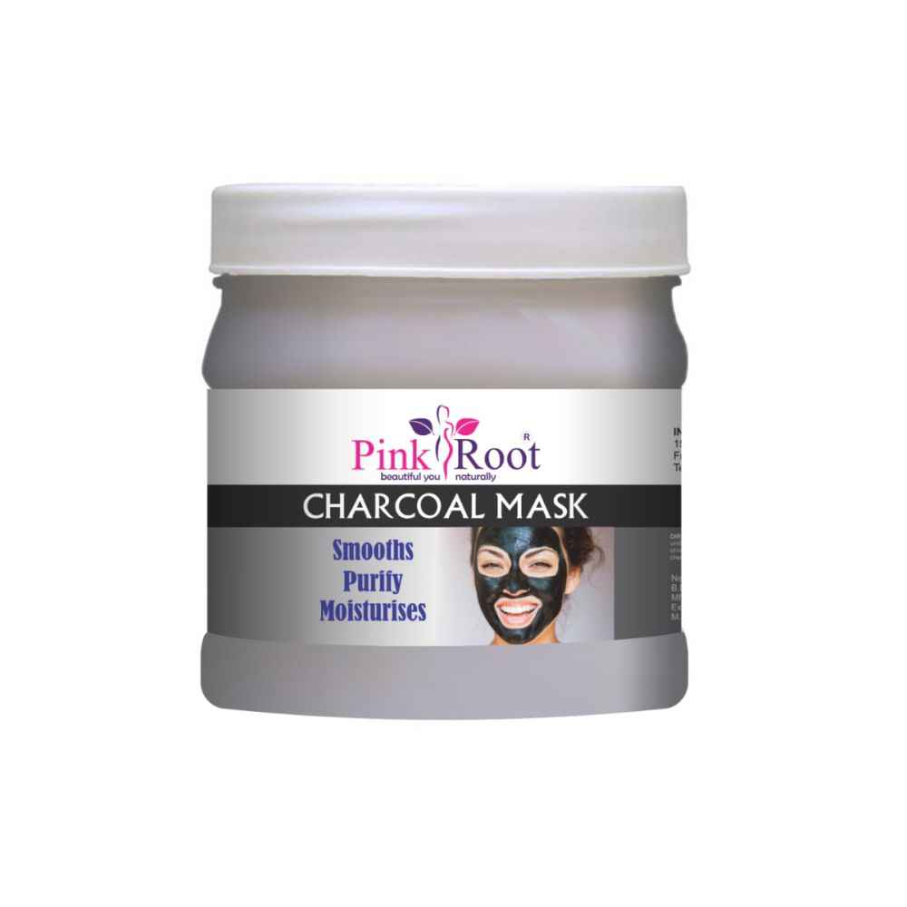 Pink Root Charcoal Mask Smooths Purify MOisturises 500gm