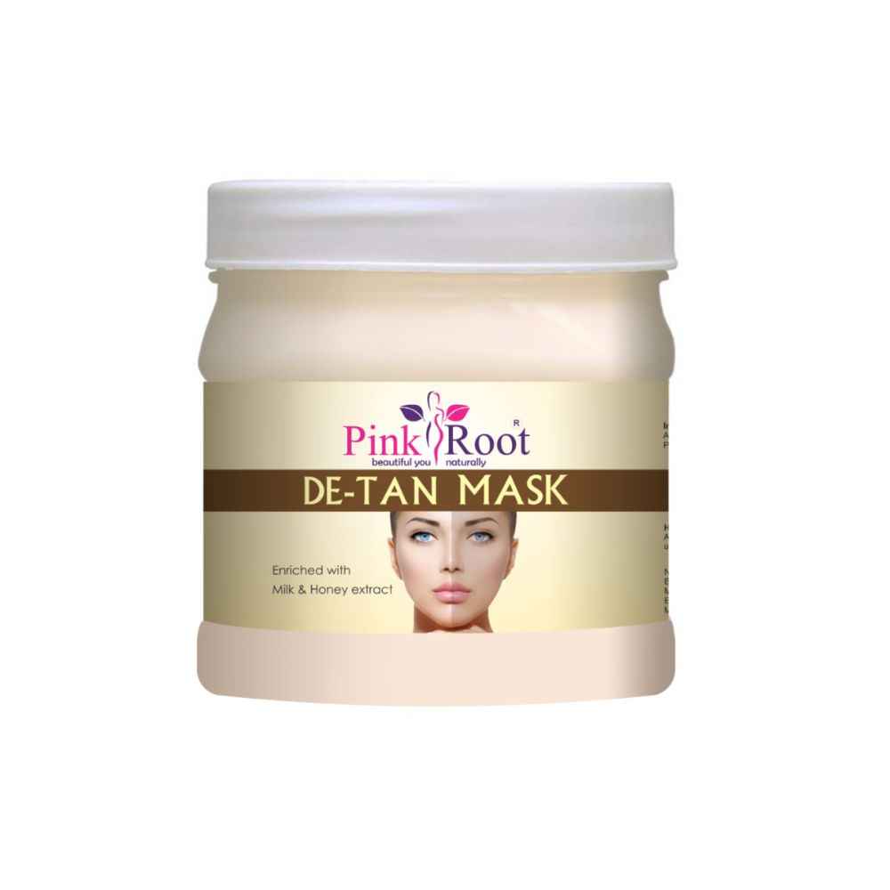 Pink Root DE-TAN Mask Enriched with Milk & Honey extract 500gm