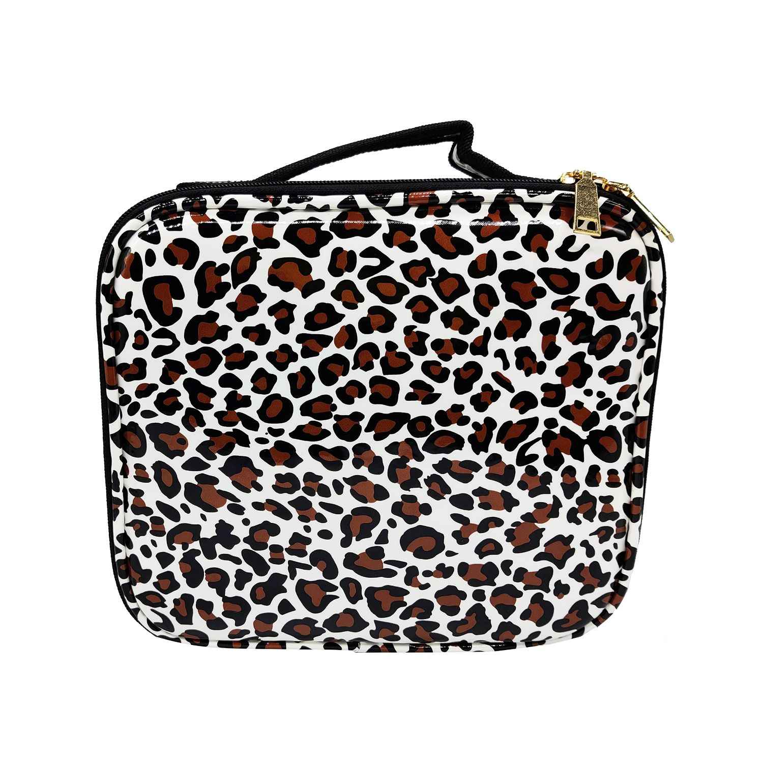 House of Quirk Makeup Cosmetic Storage Case with Adjustable Compartment ...