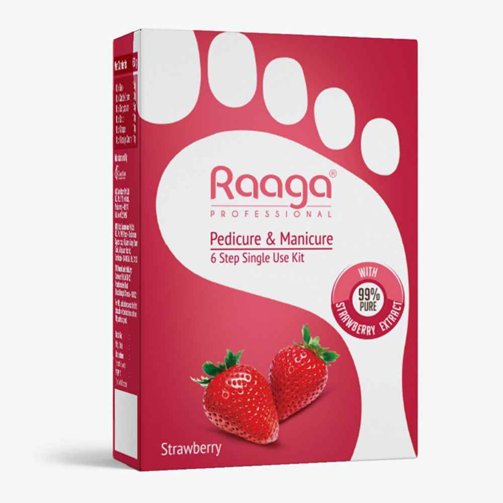 Raaga Professional Pedicure & Manicure 6 Step Single Use Kit ...