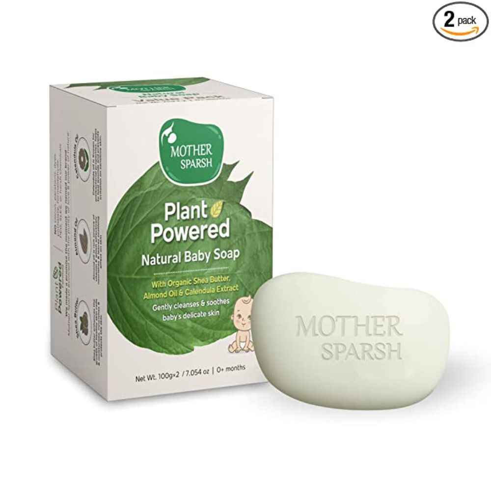 Mother Sparsh Plant Powered Natural Baby Soap 100gms X 2