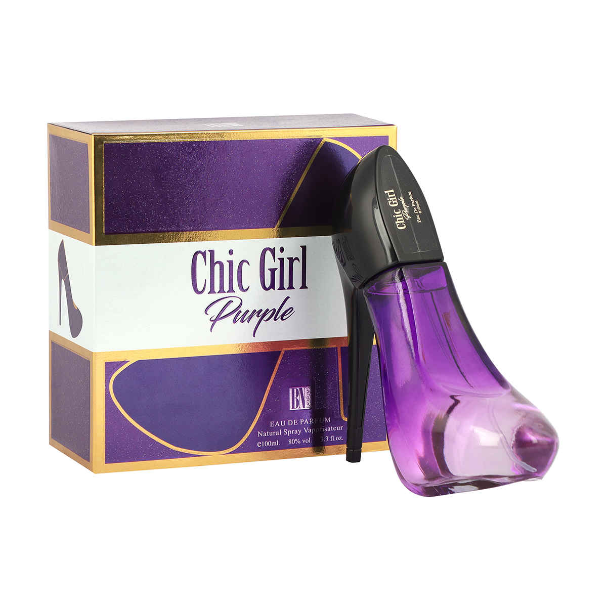 BN PARFUMS Chic Girl Purple EDP Perfume for Women 100ml