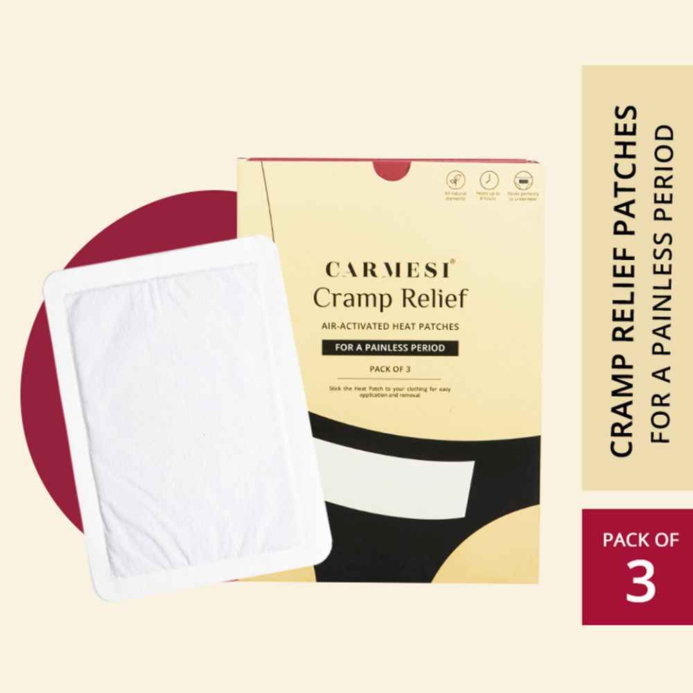 Carmesi Cramp Relief Air Activated Heat Patches Pack of 3