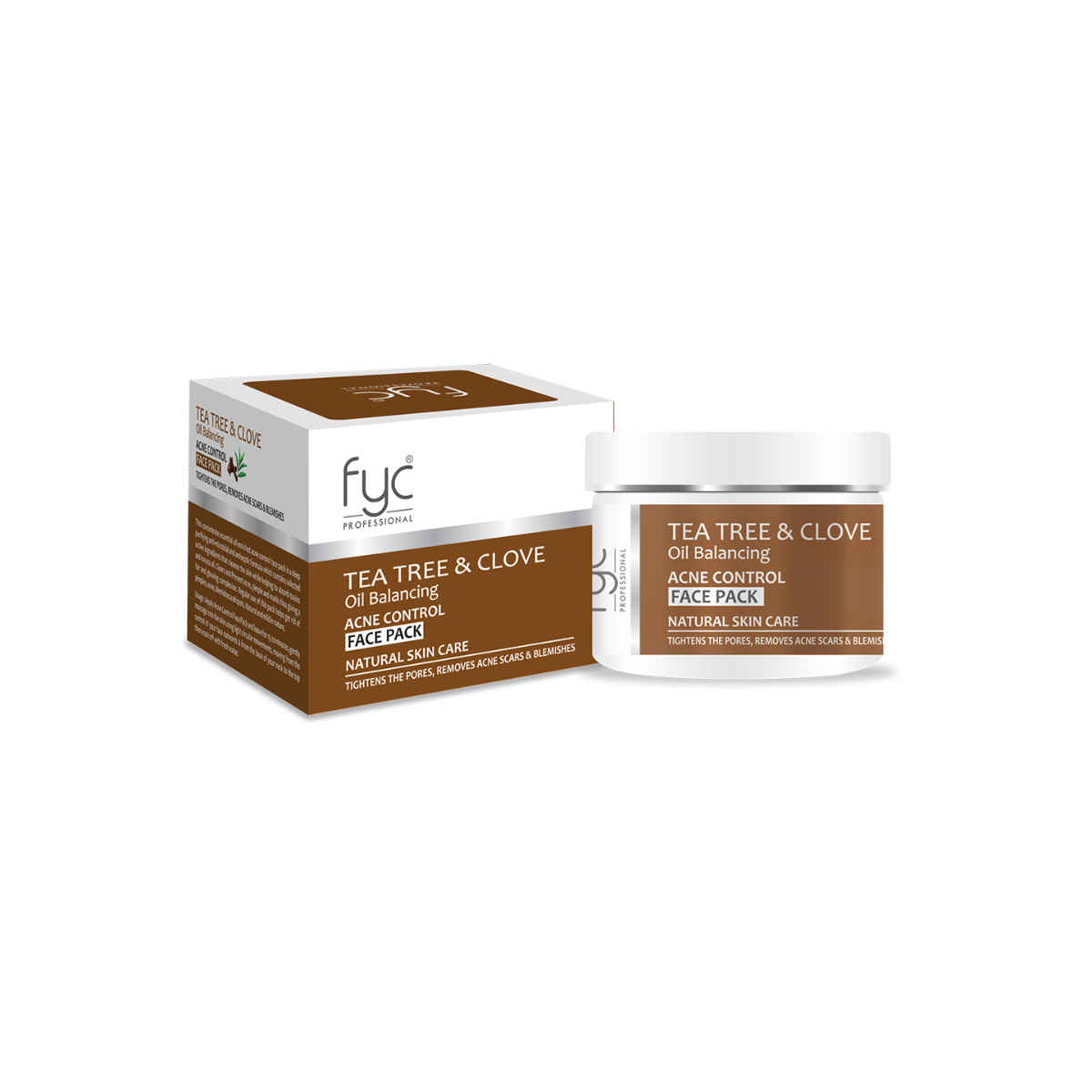 FYC Professional Tea Tree and Clove Acne Control Face Pack - 250 gm