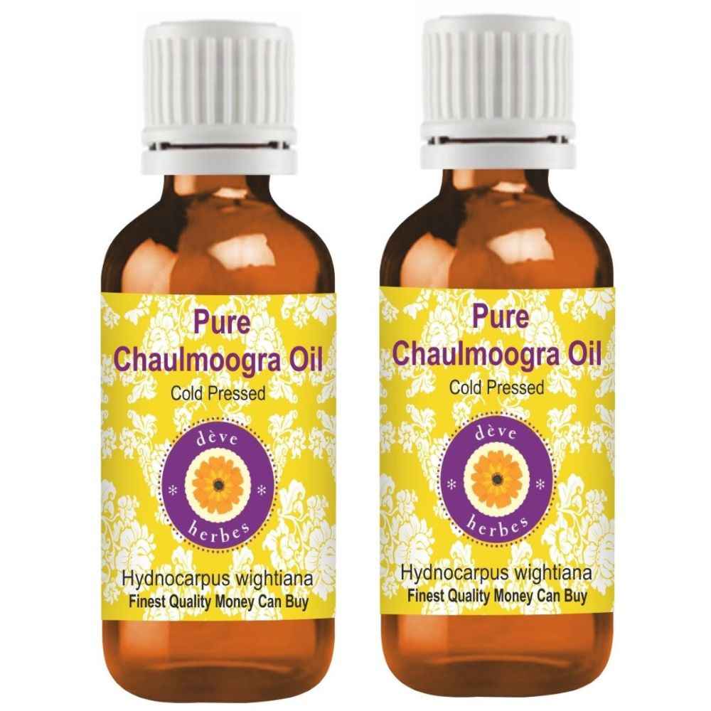 Deve Herbes Pure Chaulmoogra Oil (Hydnocarpus wightiana) Natural Therapeutic Grade Cold Pressed ...