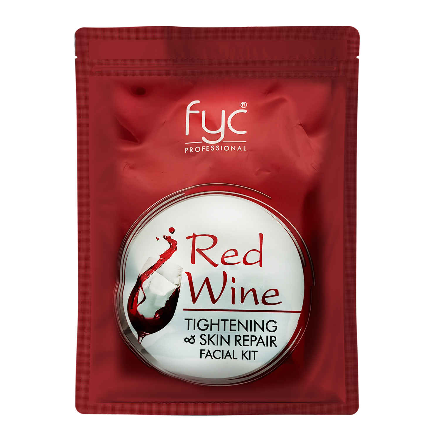 FYC Professional Red Wine Facial Kit - 55gm Gel, for Women & Men (Pack ...