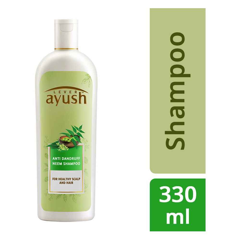 Lever Ayush Anti Dandruff Neem Shampoo (330 ml)