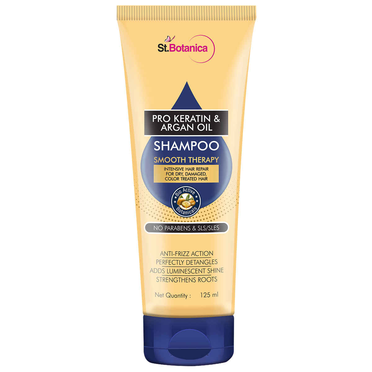 St.Botanica Pro Keratin & Argan Oil Smooth Therapy Shampoo ,125ml