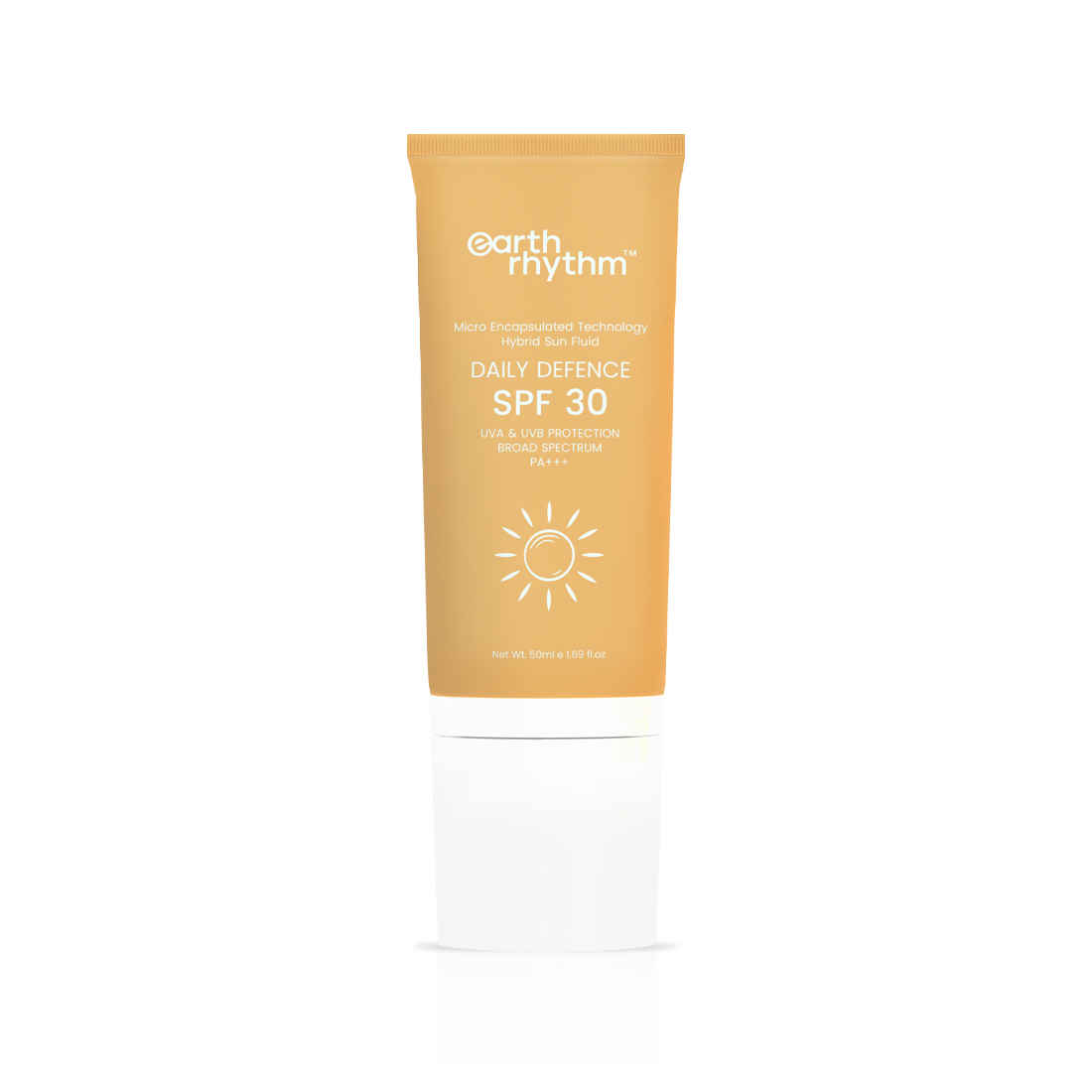 Earth Rhythm Daily Defence Hybrid Sun Fluid SPF 30 PA+++| UVA UVB Sun ...