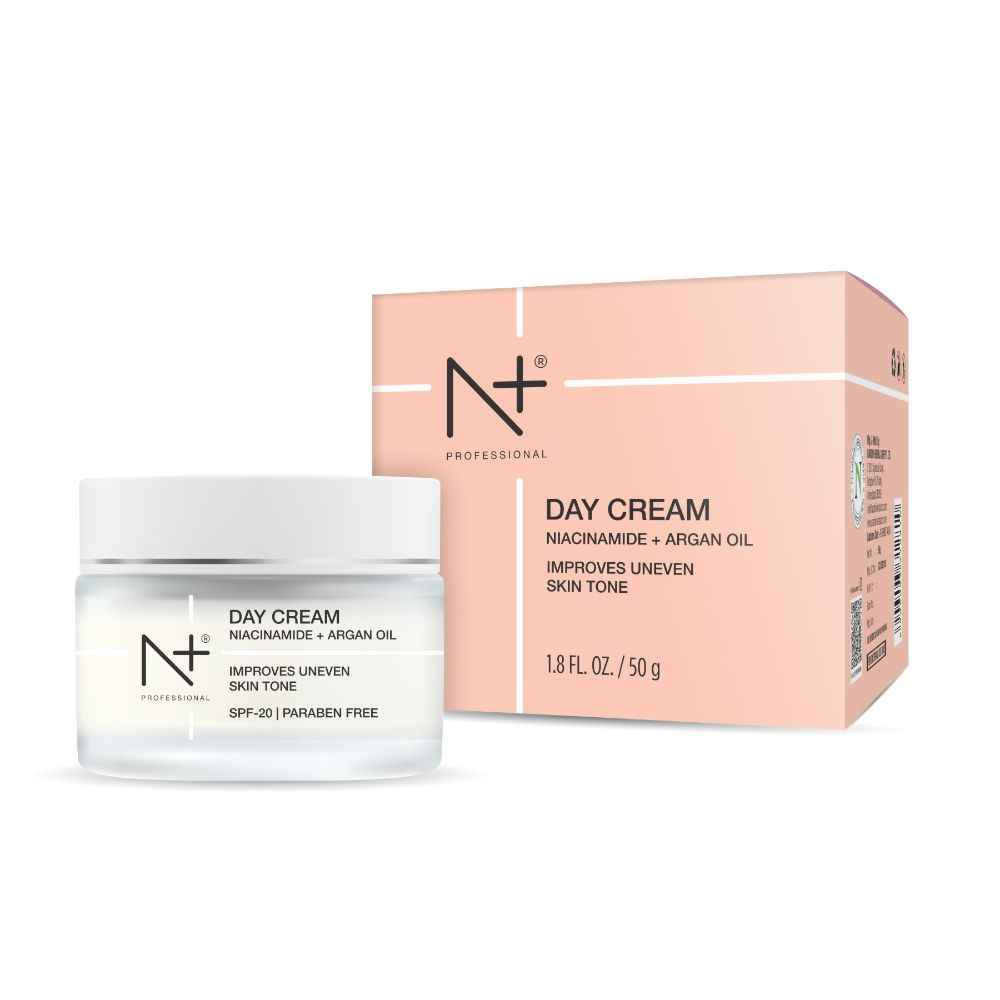 N Plus Professional Day Cream with Niacinamide + Argan Oil- Improves ...
