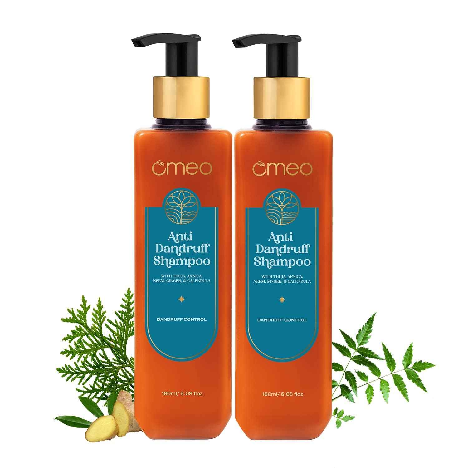 Omeo Anti Dandruff Shampoo With Natural Ingredients of Neem, Ginger ...