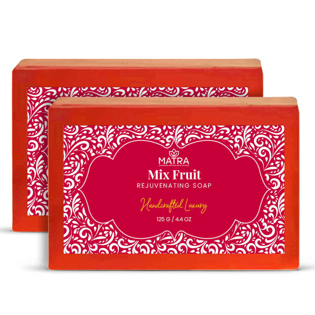 MATRA Mix Fruit Rejuvenating Bathing Soap - Pack of 2