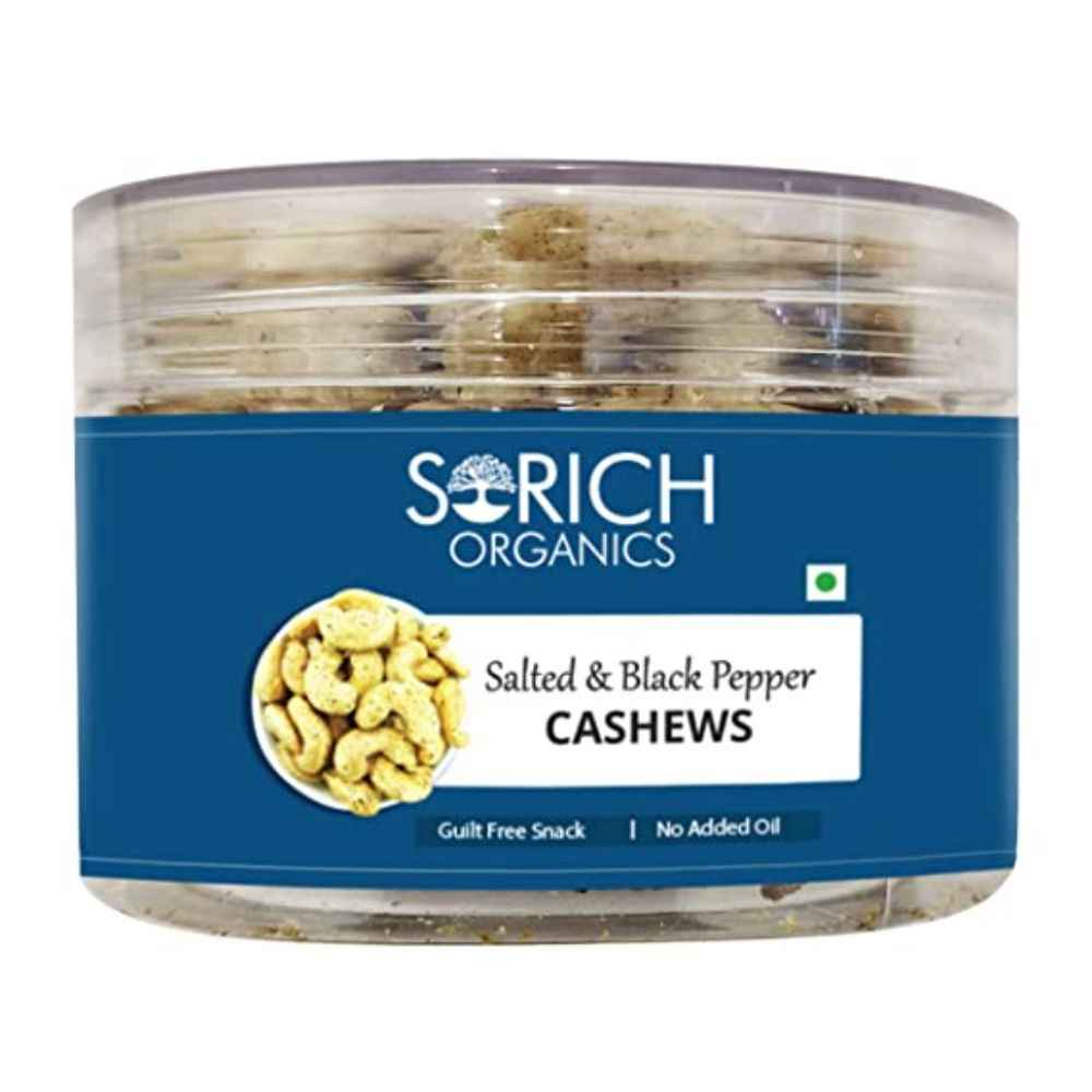 Sorich Organics Salted & Black pepper Cashew 150g