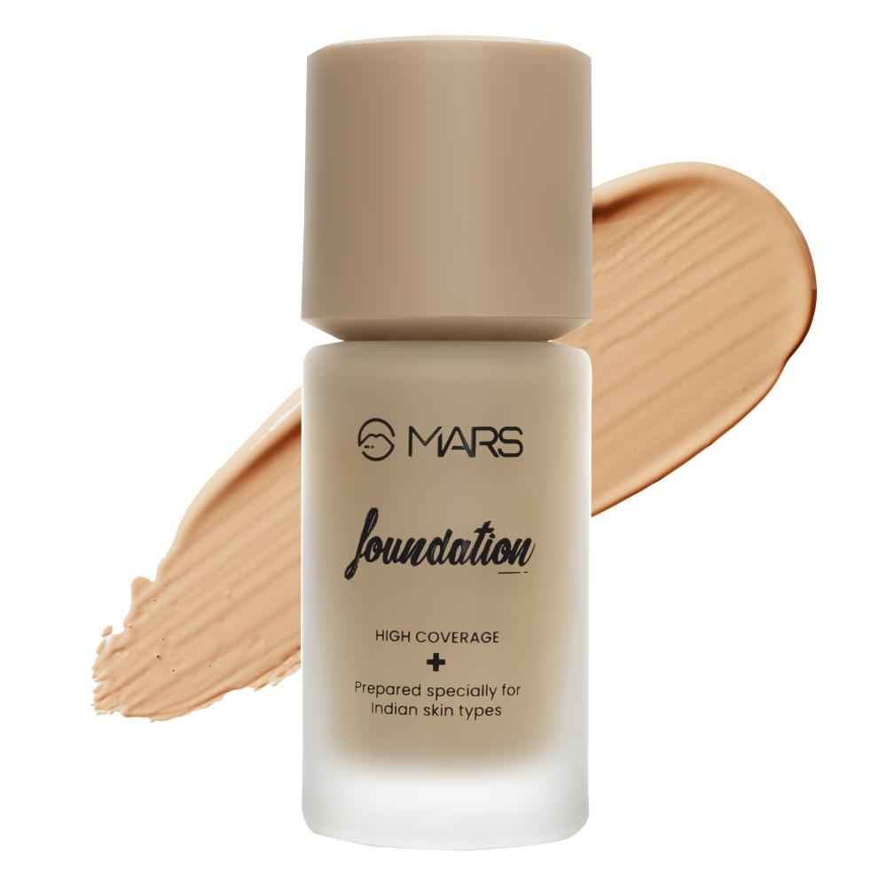 MARS Foundation with High Coverage, Blemish Free & Blendable Liquid ...