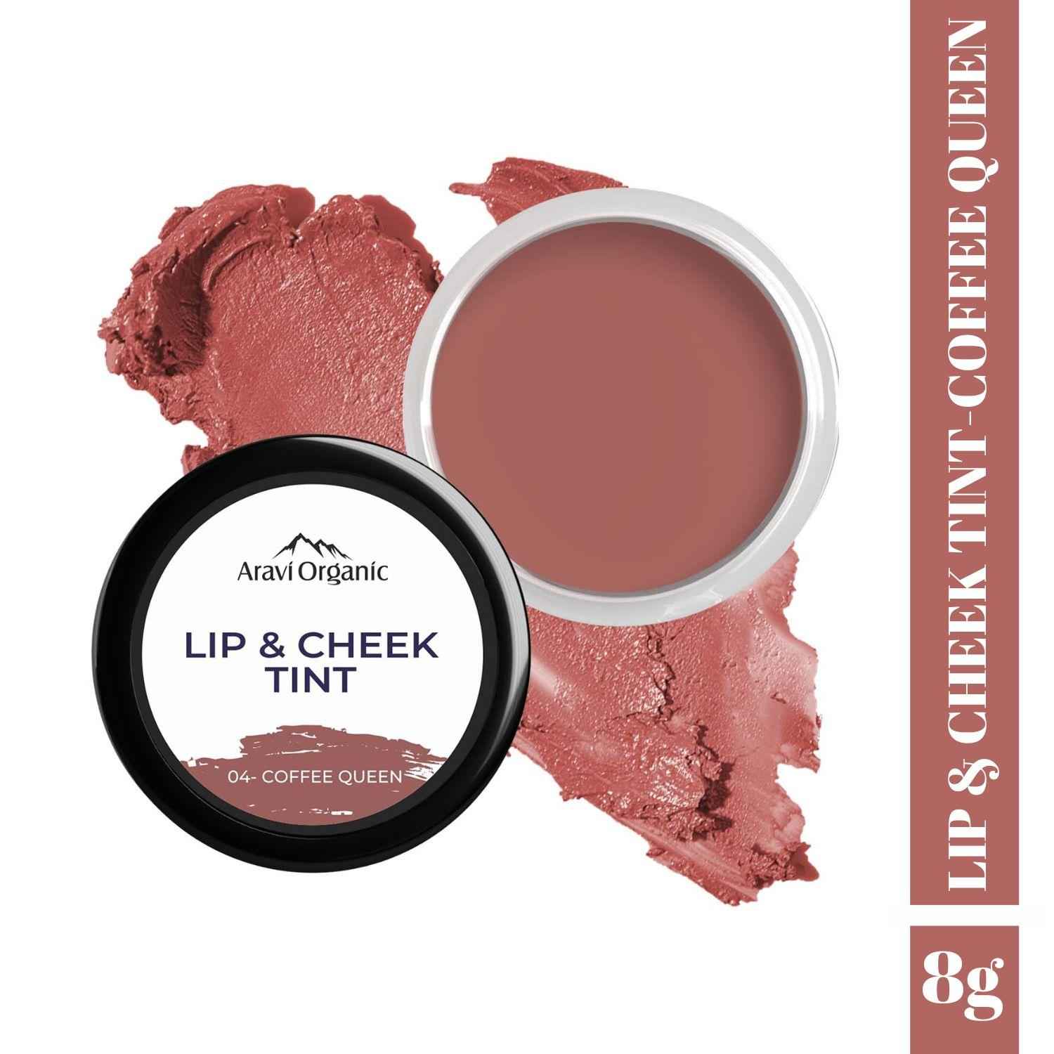 Aravi Organic Everyday Vegan Lip and Cheek Tint Balm | Lip Tint ...
