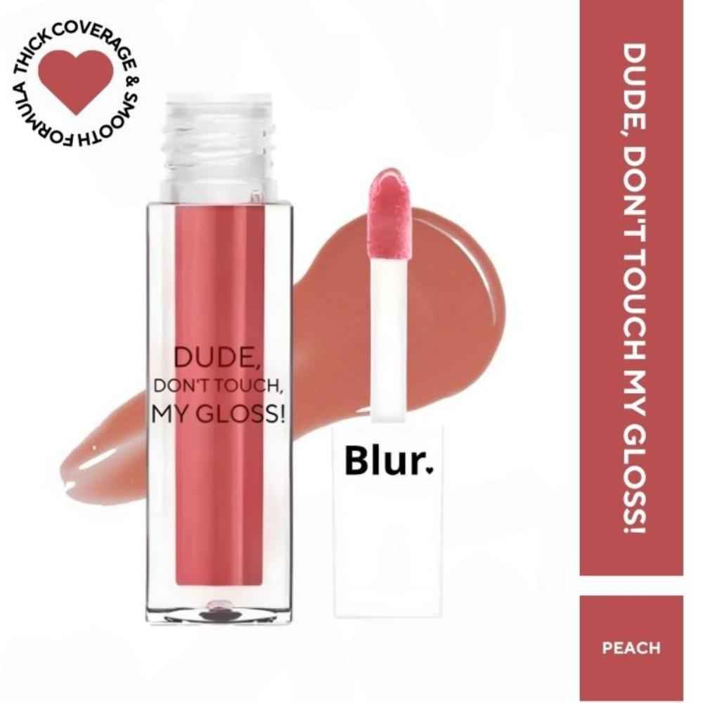 BLUR INDIA DUDE DONT TOUCH MY GLOSS | Peach 5 ml