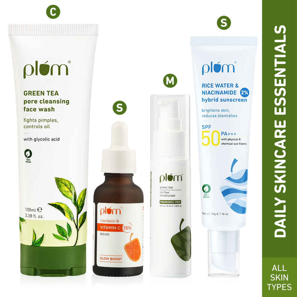 Plum Daily Skincare Essentials CSMS Combo
