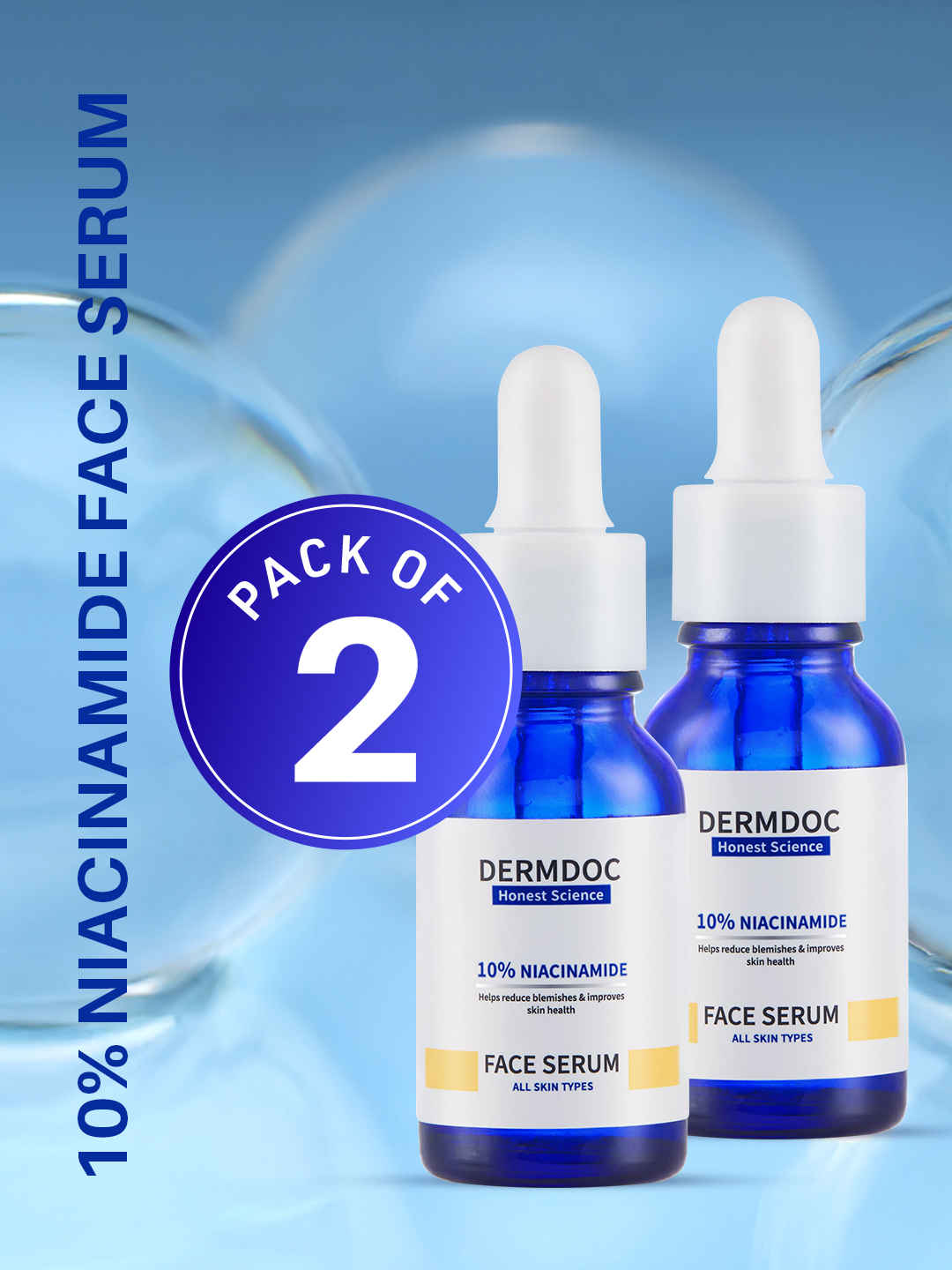 DERMDOC By Purplle NiaGlow Care Kit |10% Niacinamide Face Serum | Glow ...