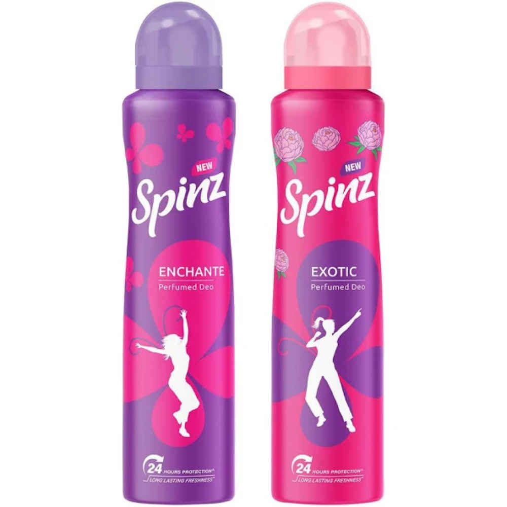New Spinz Mystique Duo (New Spinz Exotic Perfumed Deo-200ml + New Spinz ...
