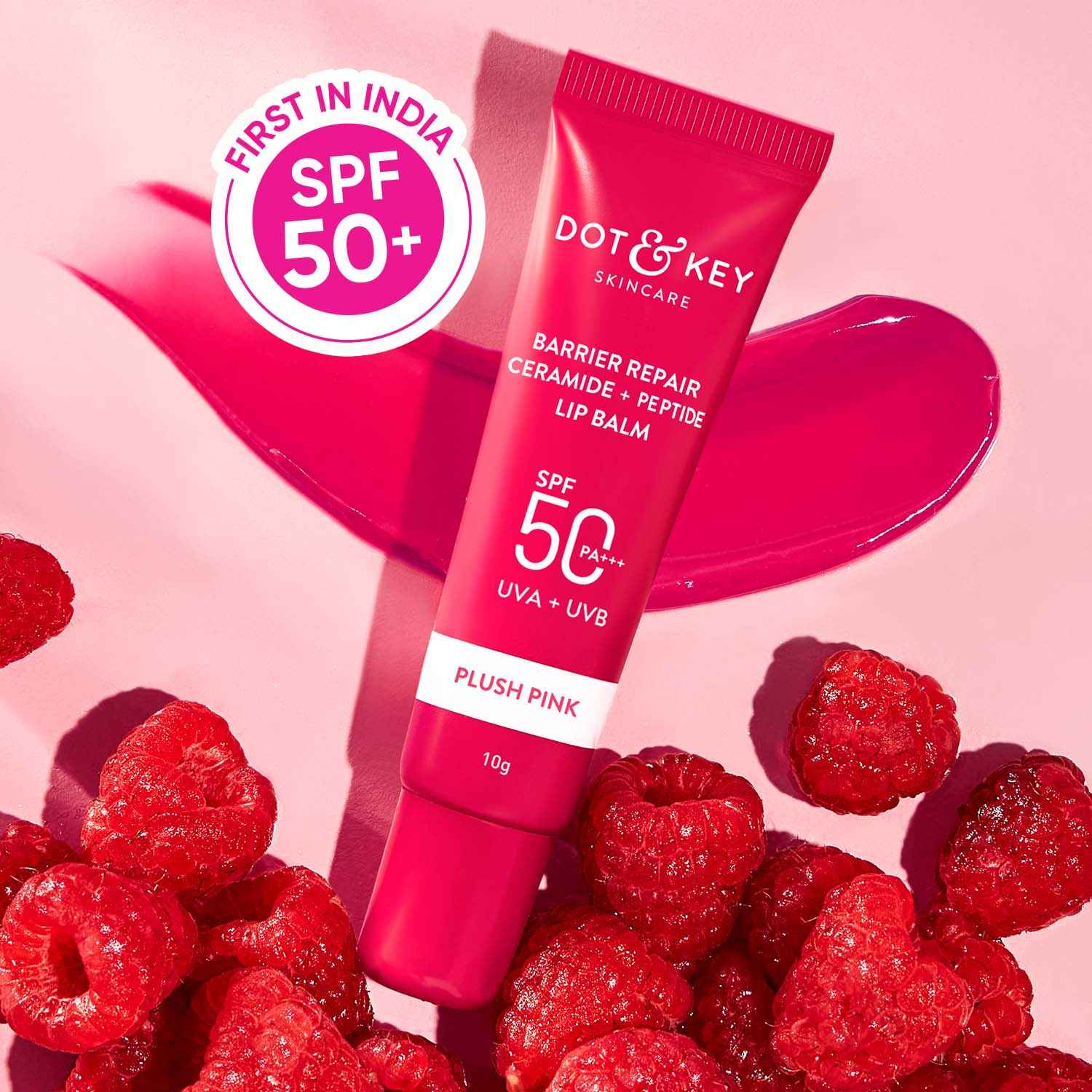 Dot & Key Barrier Repair Ceramide & Peptide Lip Balm SPF 50, PA ...