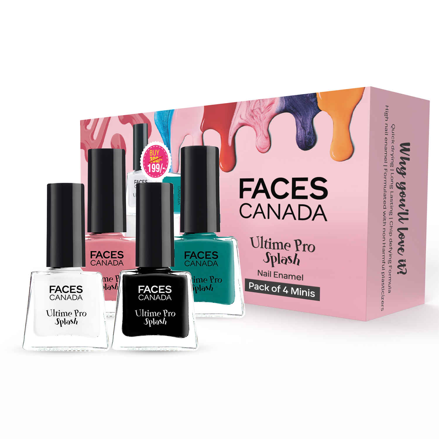 Faces Canada Splash Mini Combo - True Neutrals 5.6 ml