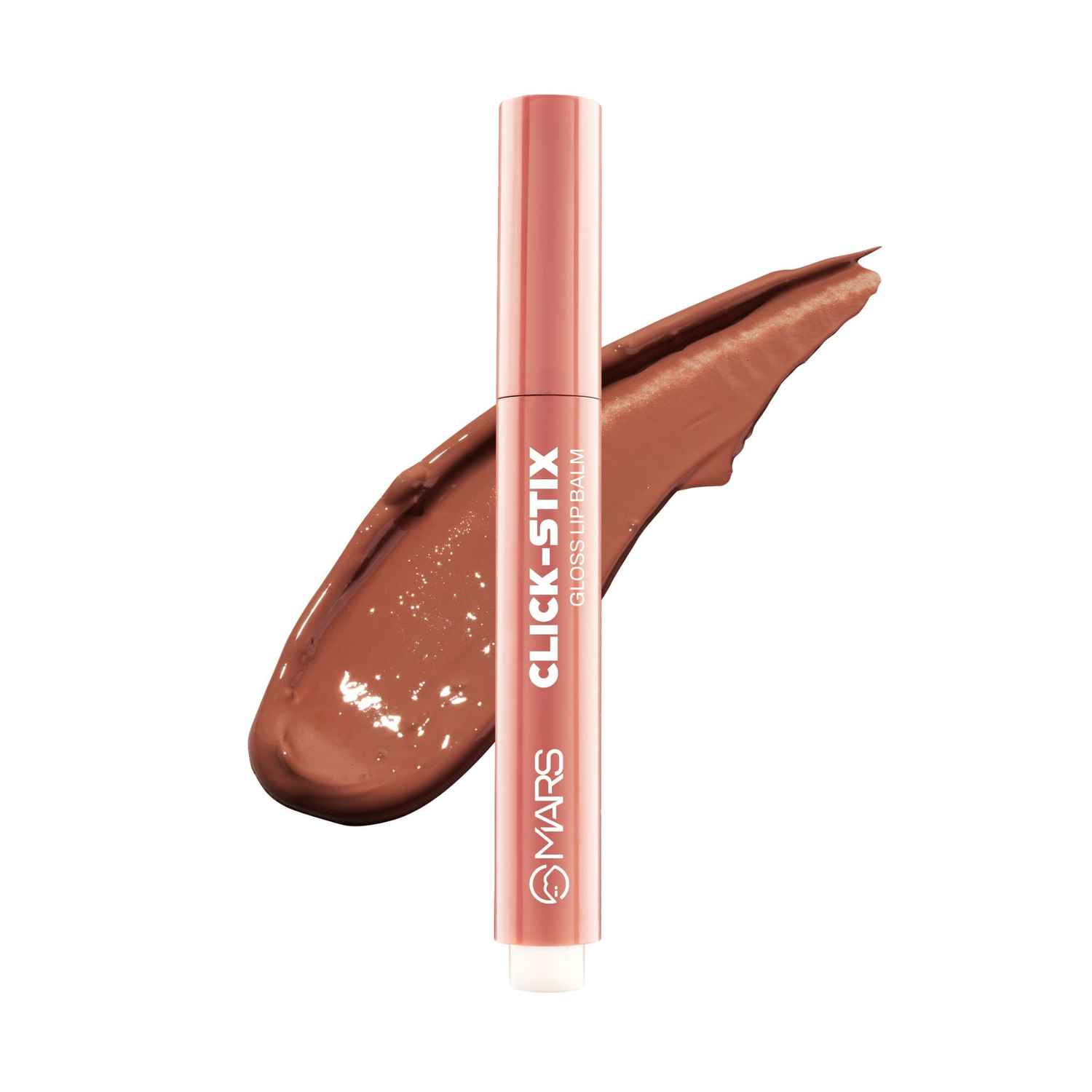 MARS Click Stix Gloss Lip Balm (2.0 gm) (07-GLAZED PEACH) | High ...