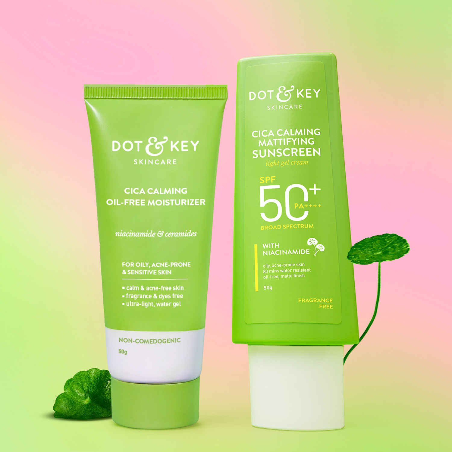 Dot & Key CICA + Niacinamide Hydrating Skin Care Kit Combo of 2