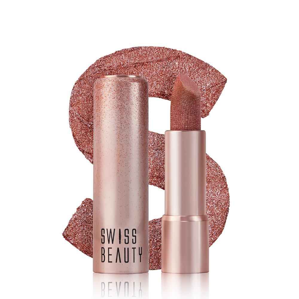 Swiss Beauty More Than Glitter Lipstick- One Swipe Smooth Glide ...