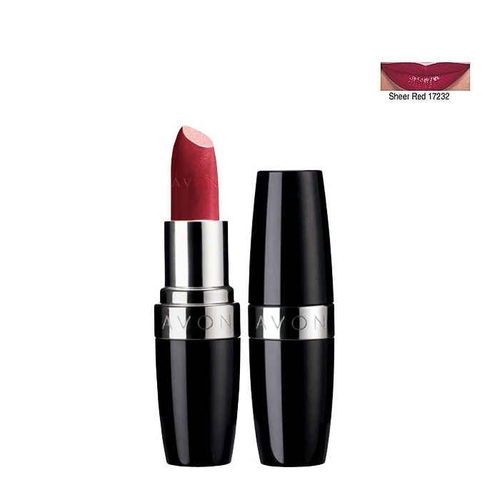 Buy Avon Ultra Color Rich Lipstick Creamy Finish Sheer Red 17232 Online ...
