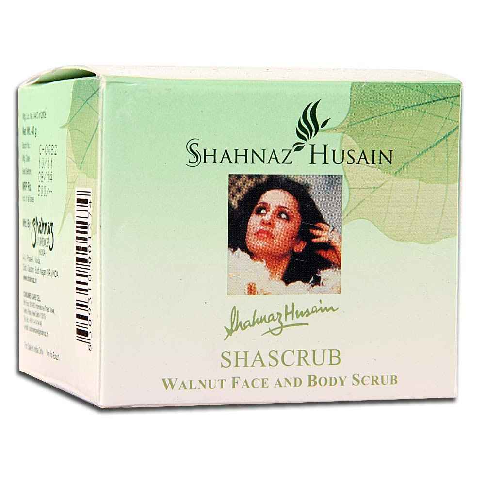 Buy Shahnaz Husain Shascrub Walnut Face & Body Scrub (25 g) (Pack of 3 ...