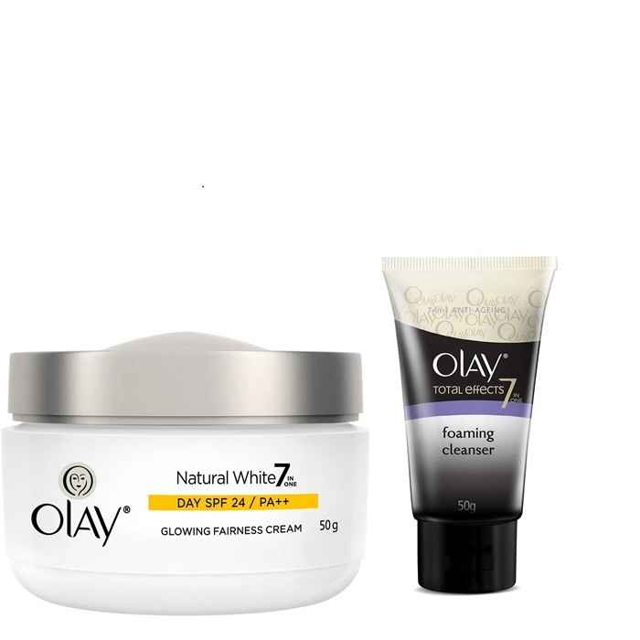 Buy Olay Natural White Day SPF 24/PA++ Glowing Fairness Cream (50 g ...