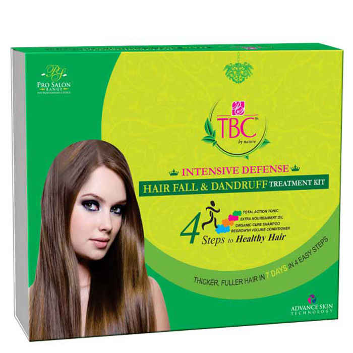 Buy TBC By Nature Intensive Defense Hair Fall & Dandruff Treatment Kit ...